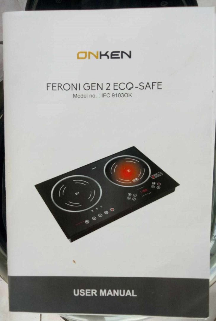ONKEN FERONI GEN 2 INDUCTION COOKER EUROKERA CERAMIC GLASS, Furniture ...