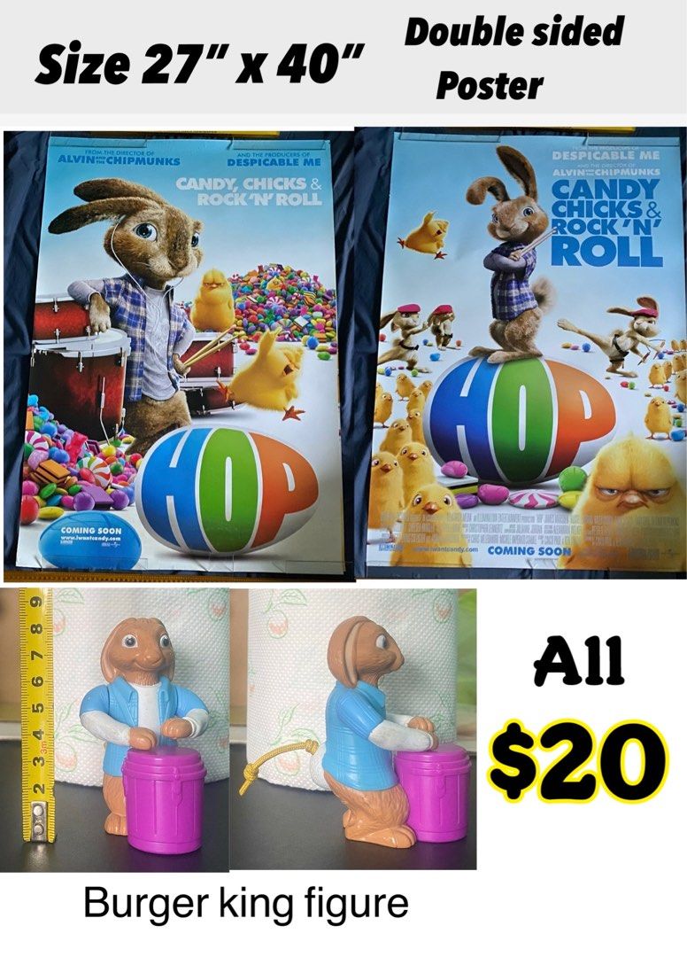 Original animated movie posters - HOP E.B. Bunny - Sonic - Smurfs ...