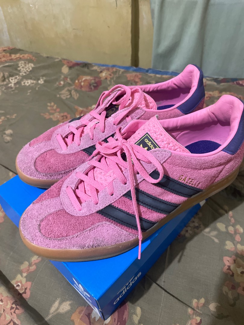 Pink gazelle adidas, Women's Fashion, Footwear, Sneakers on Carousell