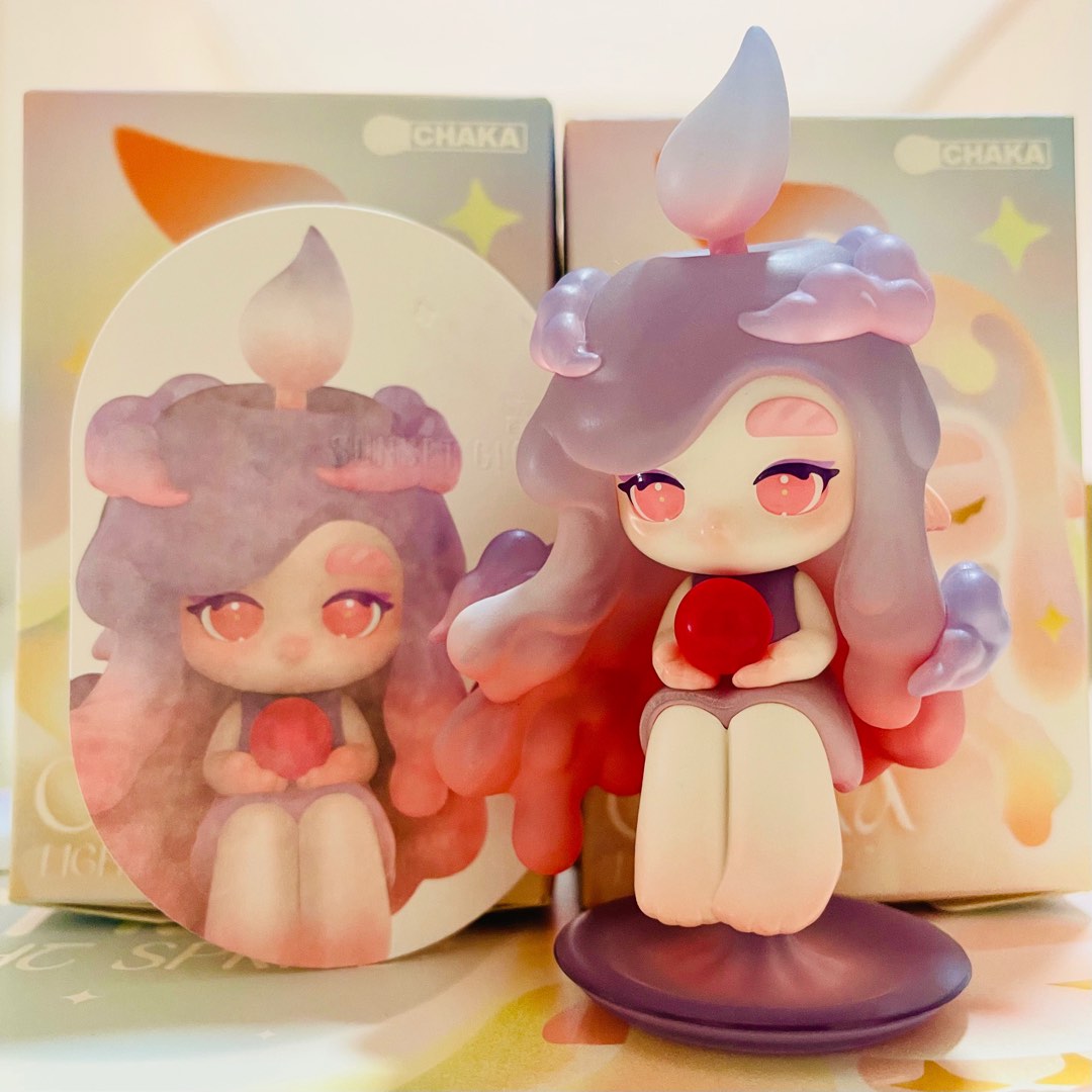 Popmart Chaka Light Sprite Blind Box Series Sunset Glow, Hobbies & Toys ...