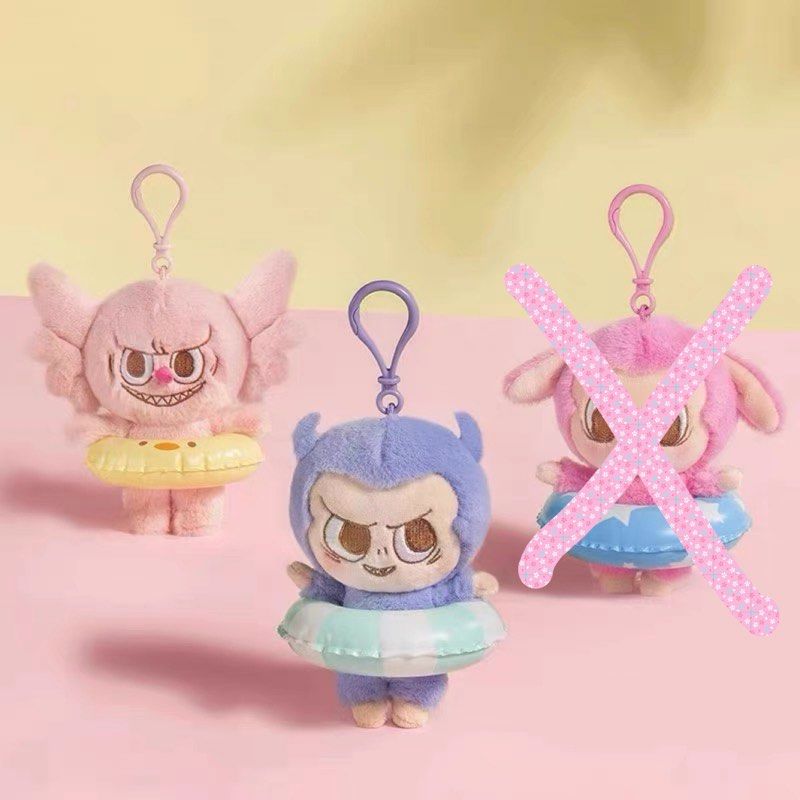 Popmart Labubu the monsters party series swim ring plush- pippo yaya ...