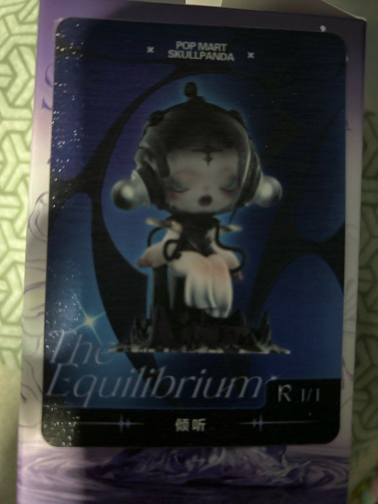 Popmart Skullpanda the sound secret the equilibrium, Hobbies & Toys ...