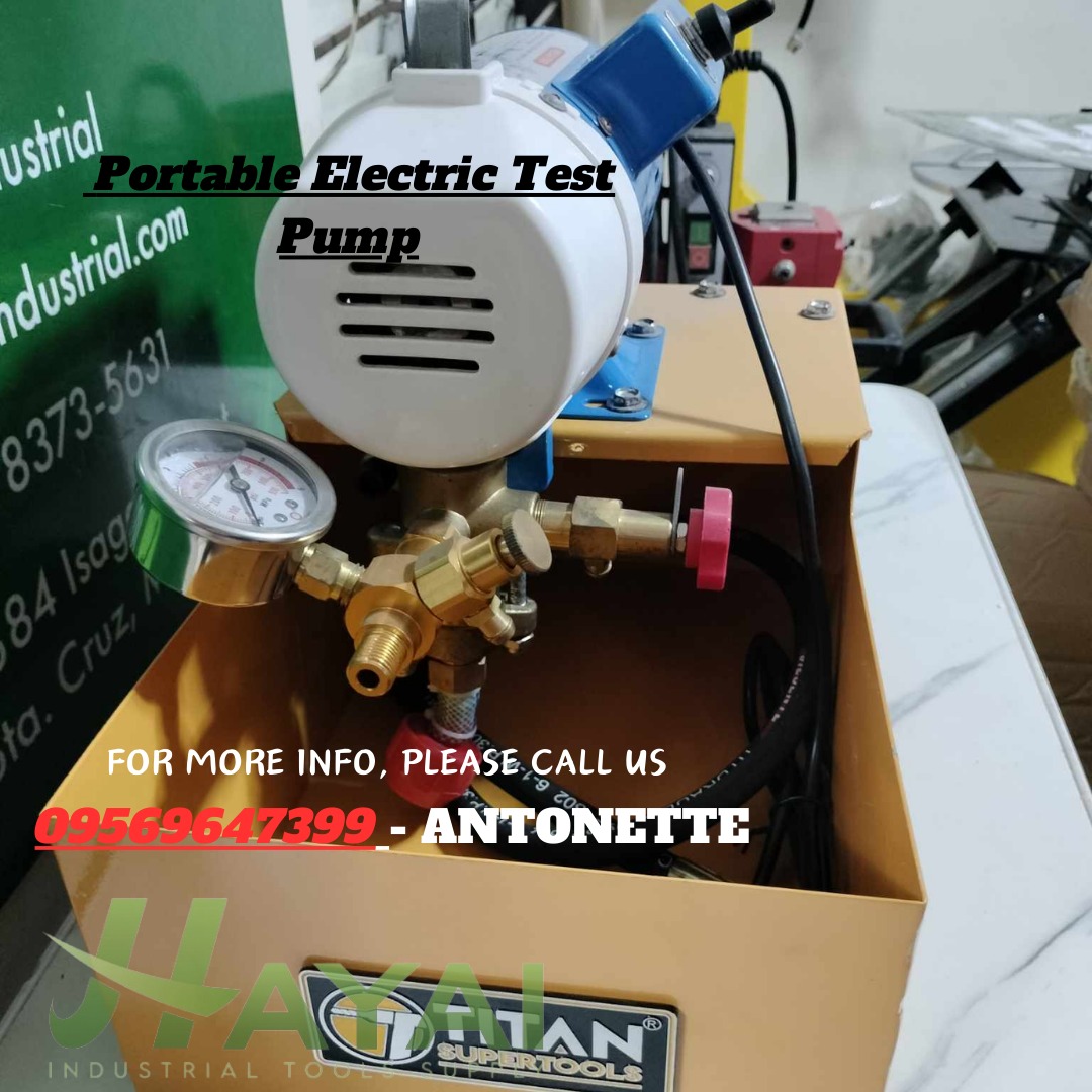 Portable electric test pump, Commercial & Industrial, Construction ...