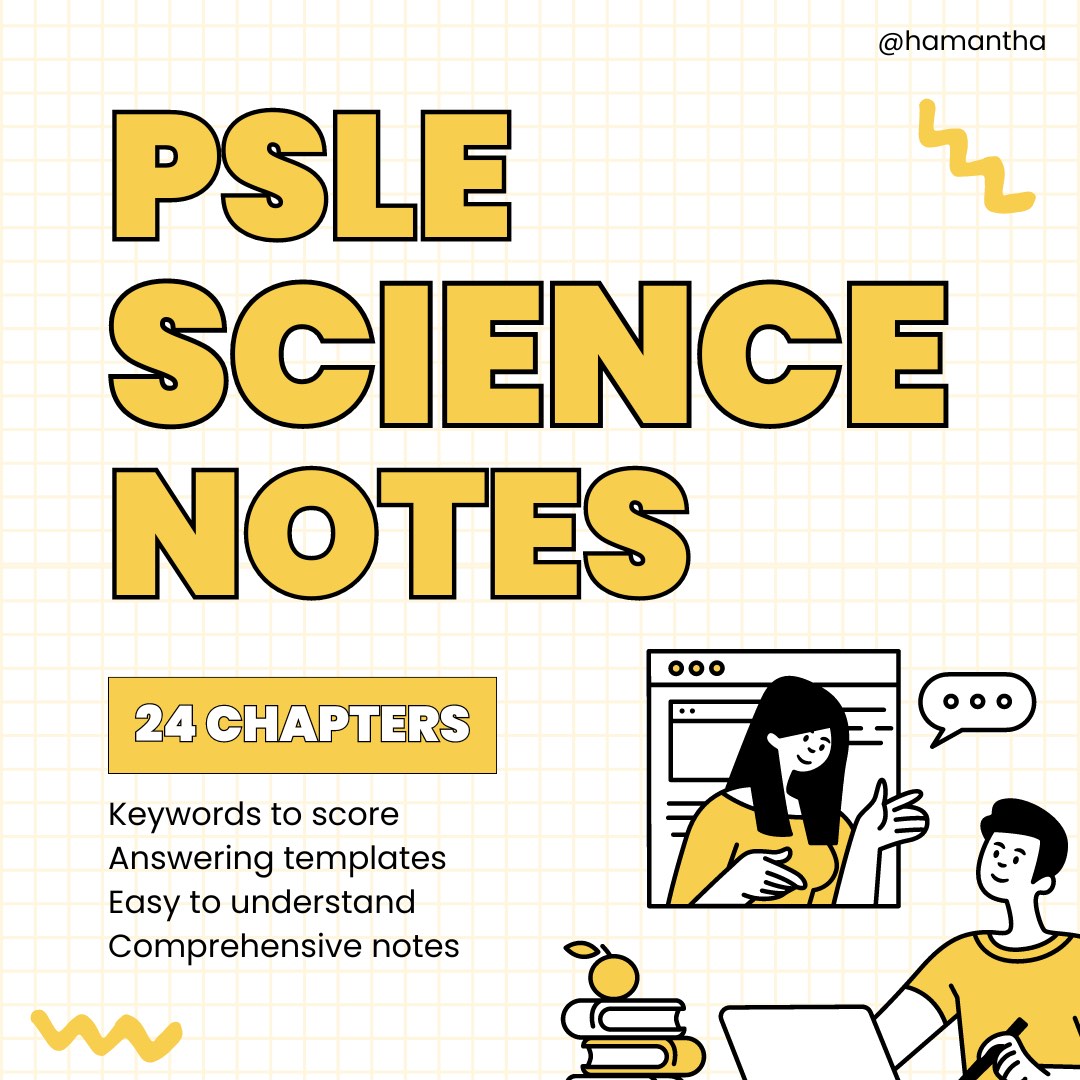 PSLE Science Notes (P3, P4, P5, P6) - PDF Digital Product, Hobbies ...