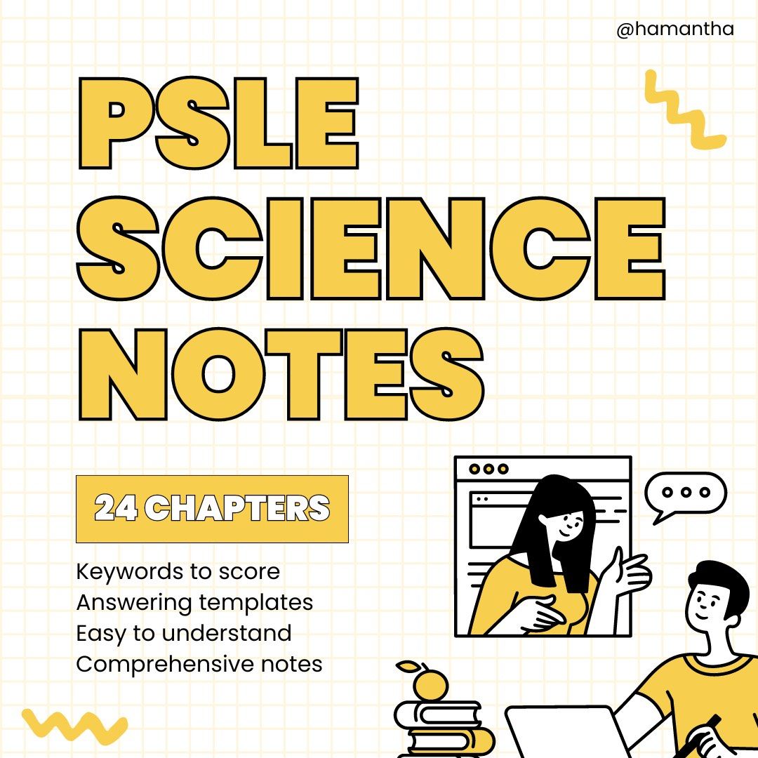 PSLE Science Notes (P3, P4, P5, P6) - PDF Digital Product, Hobbies ...