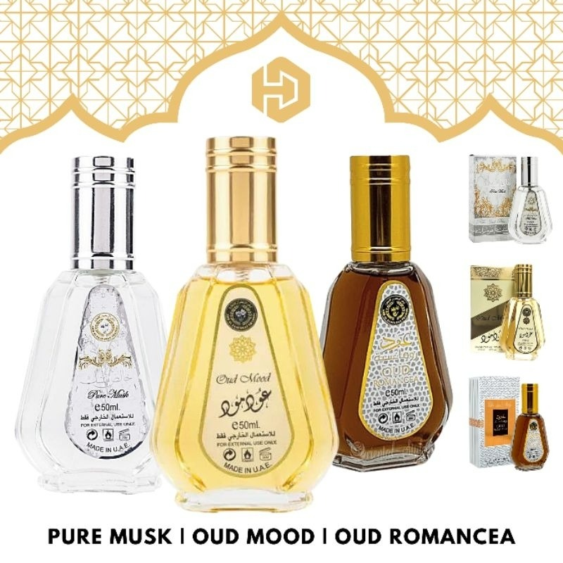 Pure Musk | Oud Mood | Oud Romancea EDP 50ML, Beauty & Personal Care ...