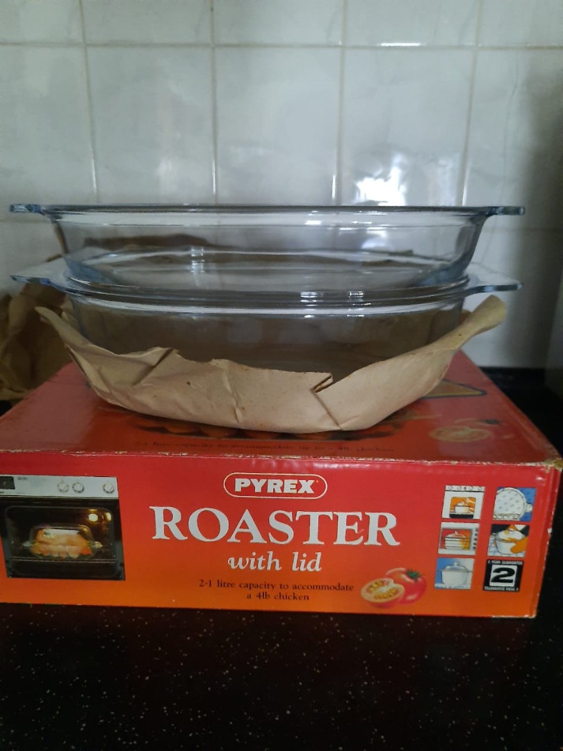 Pyrex roaster with lid, Furniture & Home Living, Kitchenware ...