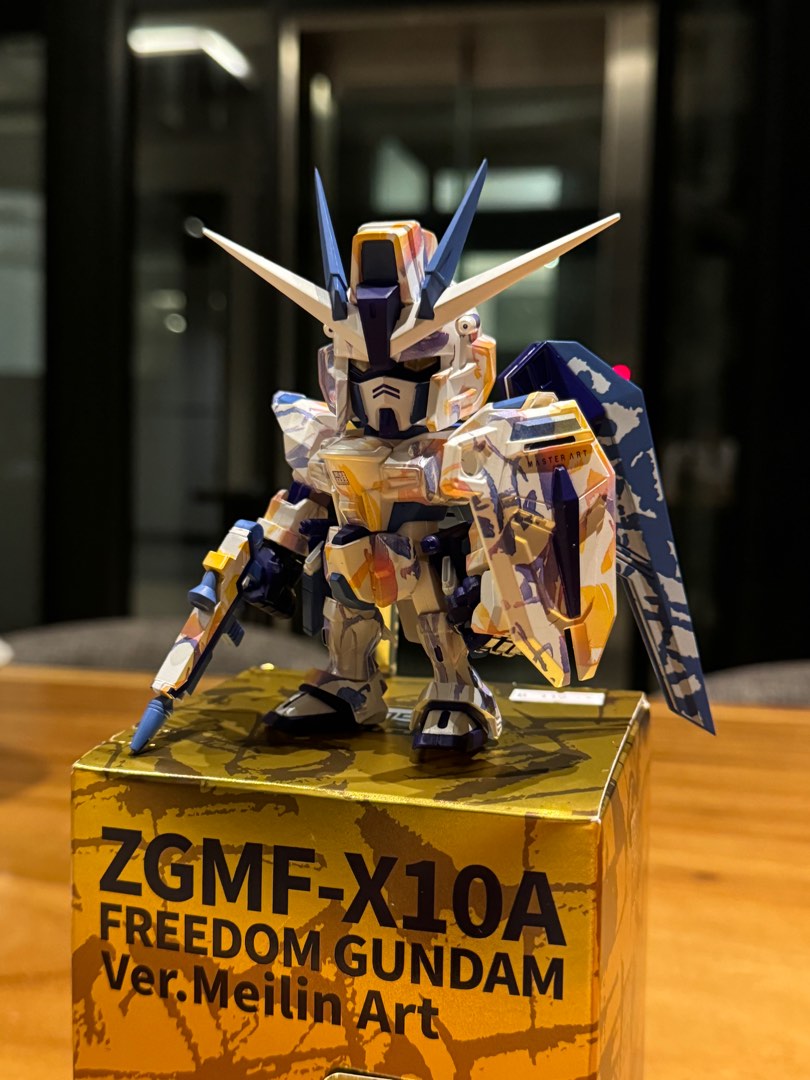 Qmsv mini freedom gundam Ver.Meilin Art, Video Gaming, Gaming ...