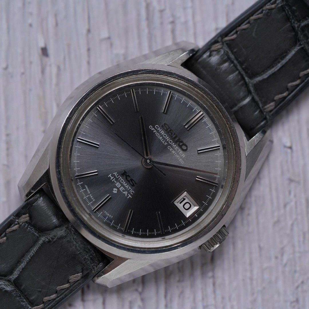 Rare Grey Dial King Seiko Chronometer 5625-7040, Men's Fashion, Watches & Accessories, Watches ...