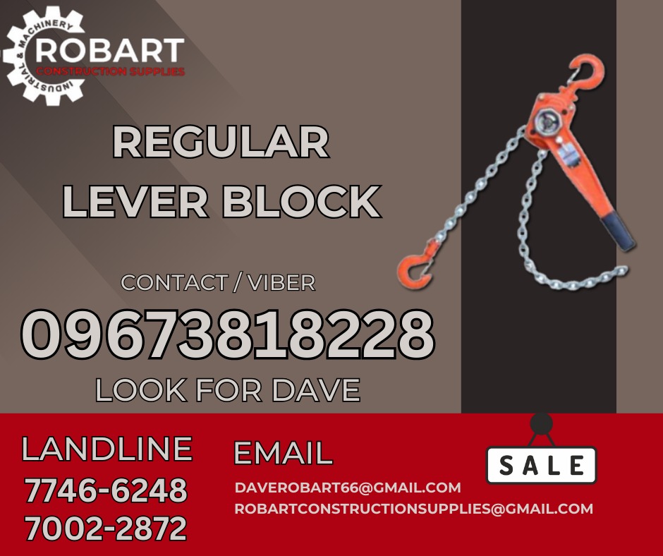 REGULAR LEVER BLOCK, Commercial & Industrial, Industrial Equipment on ...