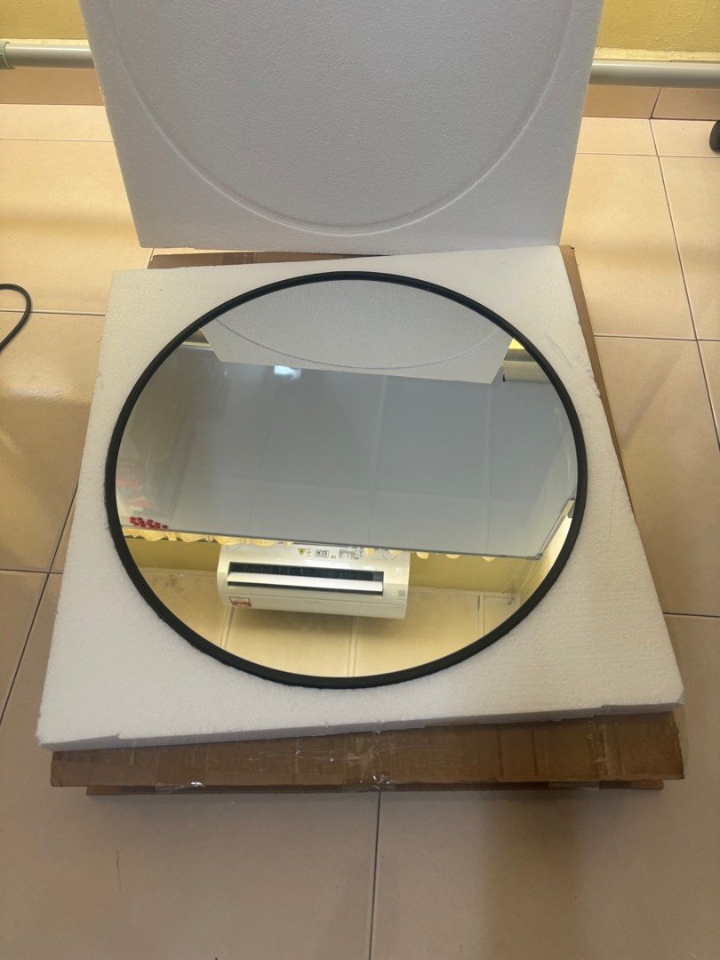 Round Mirror 50cm diameter, Furniture & Home Living, Bedding & Towels ...
