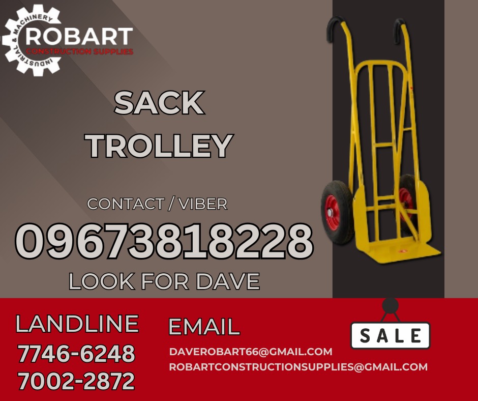 SACK TROLLEY, Commercial & Industrial, Industrial Equipment on Carousell