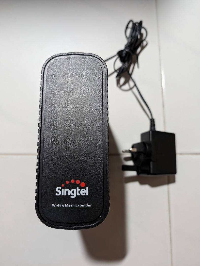 Original Singtel Wi-Fi 6 Mesh Extender (Like New), TV & Home Appliances ...