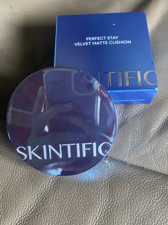 Skintific Perfect Stay Velvet Matte Cushion 02 ivory, Beauty & Personal ...