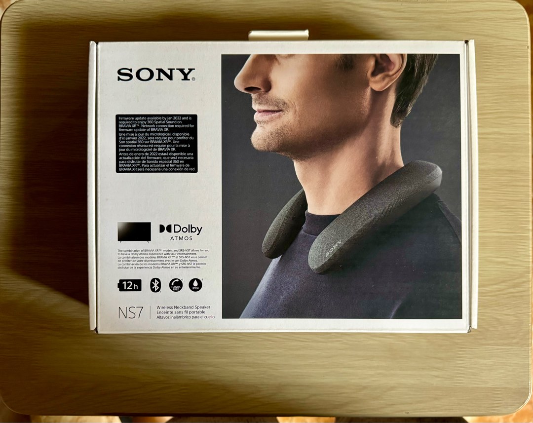Sony NS7 wireless Dolby Atmos neckband speakers, Audio, Headphones ...
