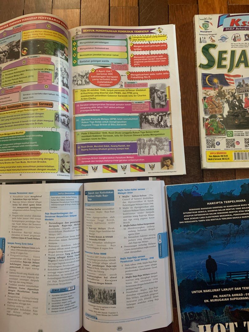 SPM KSSM Sejarah Form 4 Form 5 Reference Books, Hobbies & Toys, Books ...