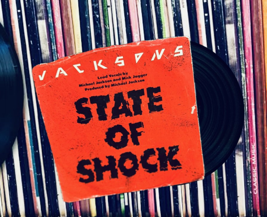 The Jacksons & Mick Jagger State of shock Vinyl Record 45 RPM Vinyls ...
