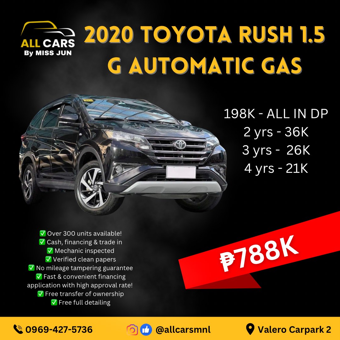 Toyota Rush 1.5 G Auto, Cars for Sale, Used Cars on Carousell
