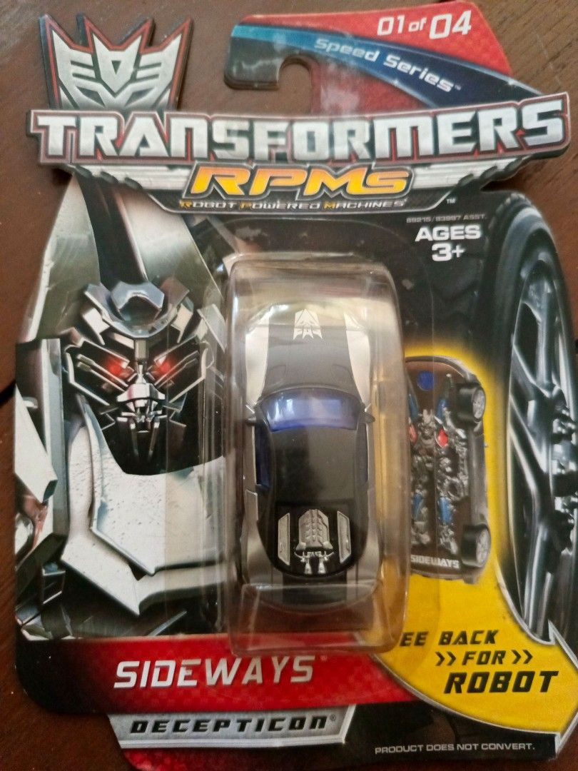 Transformers RPMs: Sideways, Hobbies & Toys, Toys & Games on Carousell