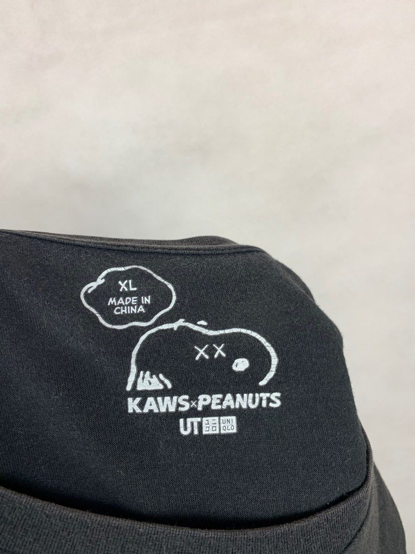 UNIQLO KAWS PEANUTS SNOOPY CARTOON TEE, Men's Fashion, Tops & Sets ...