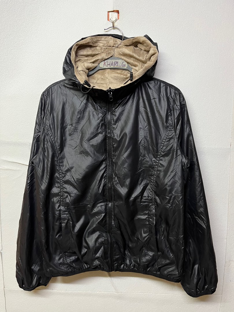 Uniqlo Reversible Puffer/Fleece Parka, Women's Fashion, Coats, Jackets ...