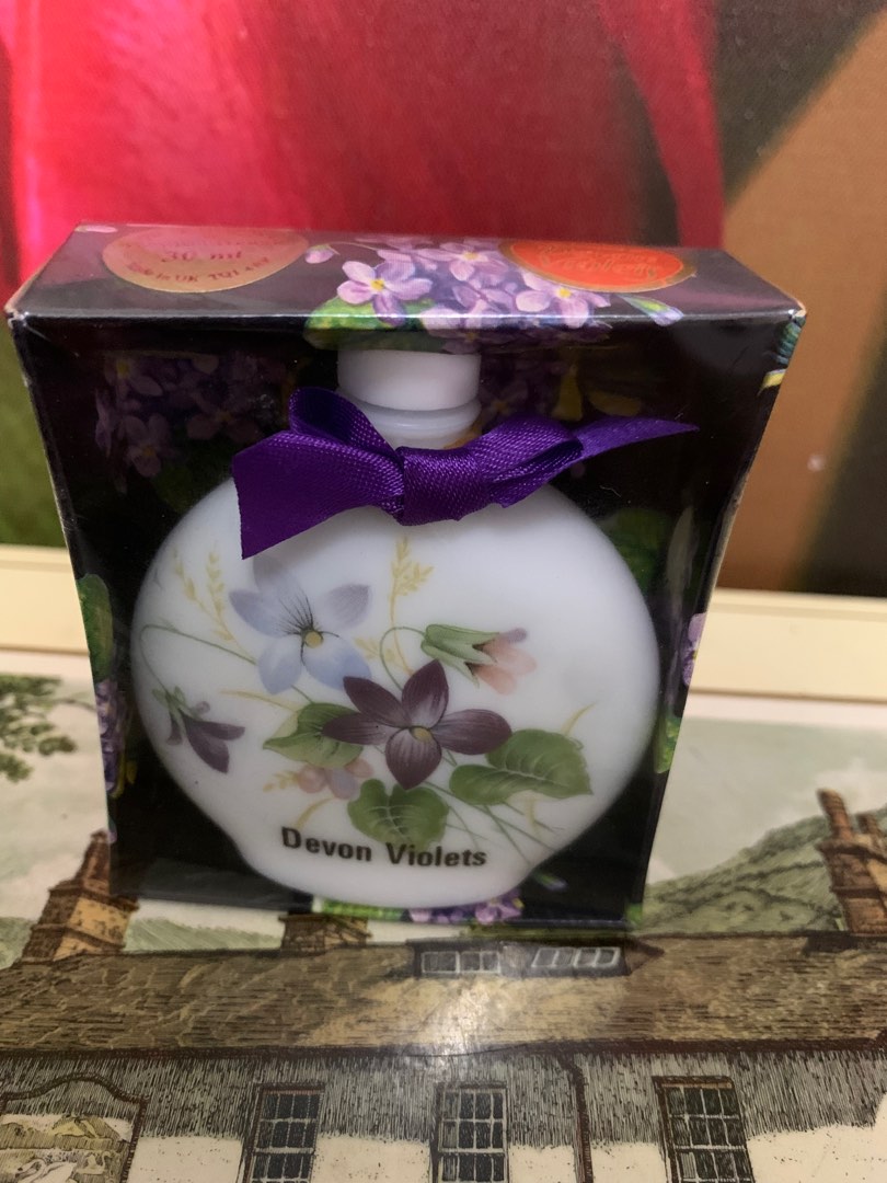 Vintage NewcVintage Lownds Pateman Handpainted Devon Violets Perfume ...