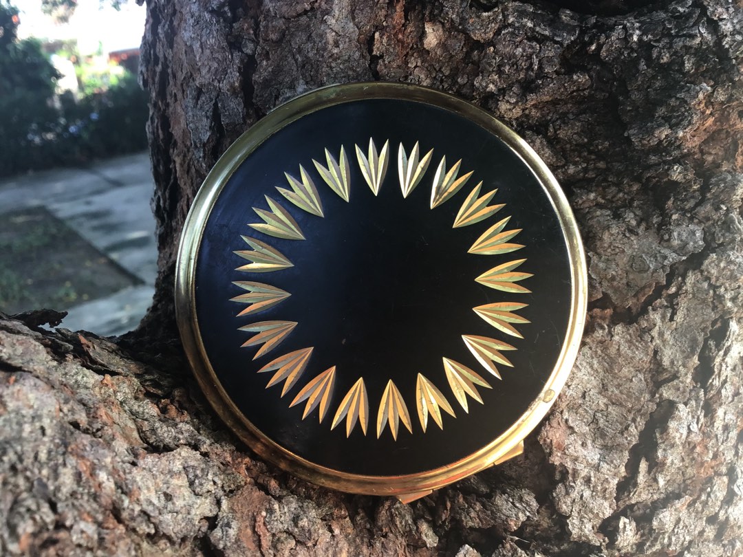 Vintage Stratton Made In England Brass Powder Compact, Furniture & Home ...