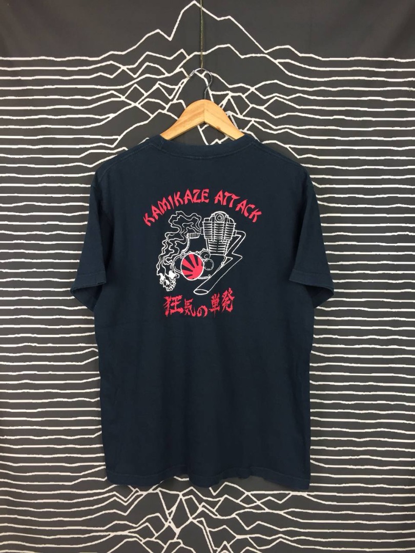 Vtg Kamikaze Attack Crazy Single Shot Graphic Tee, Men's Fashion, Tops & Sets, Tshirts & Polo ...