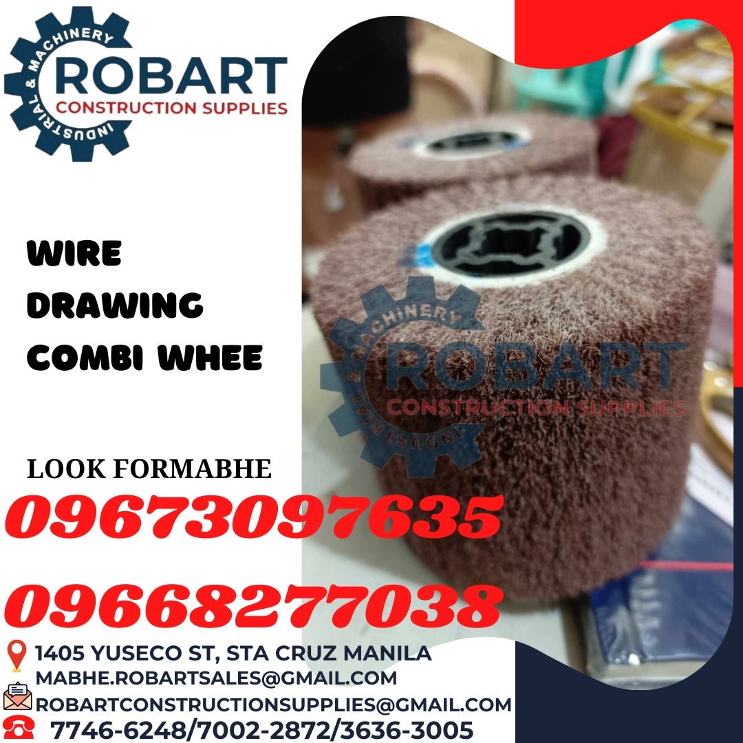 wire drawing combi wheel, Commercial & Industrial, Construction Tools ...