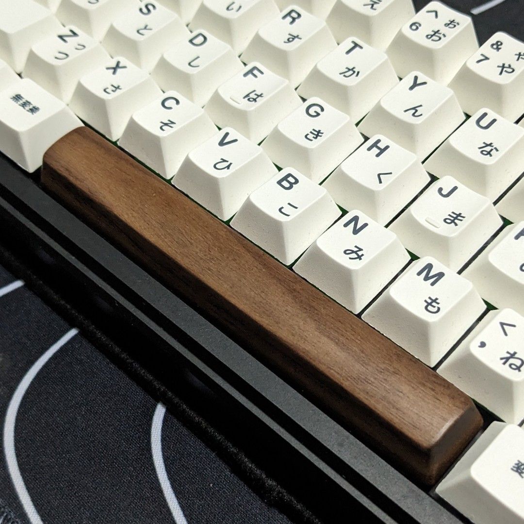 WOODEN Spacebar Artisan Keycap for Keychron Nuphy Akko Wooting ...