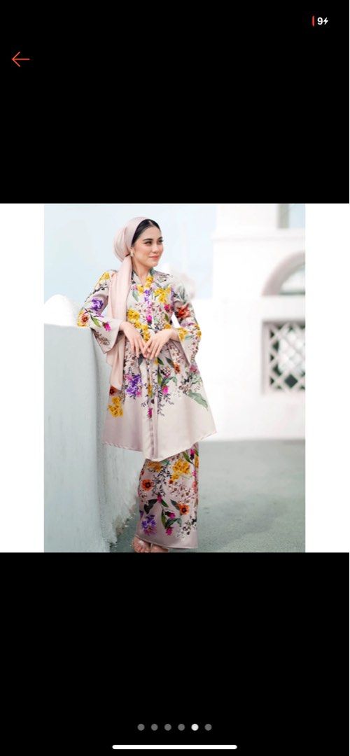Zefiks Nilda kebarung, Women's Fashion, Muslimah Fashion, Baju Kurung ...