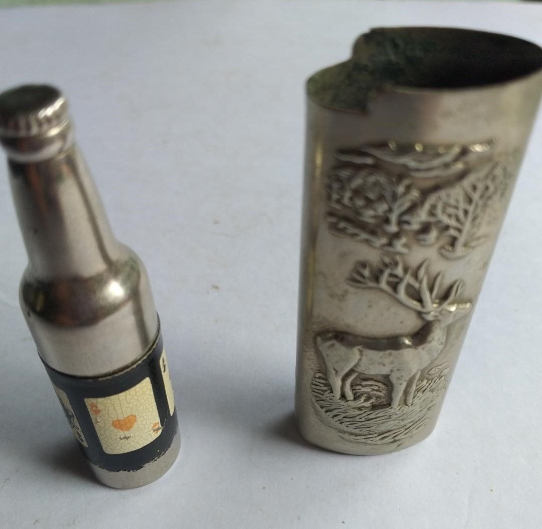 1940's Kem Mini Bottle Shaped 4 Aces Cigarette Lighter, Hobbies & Toys ...