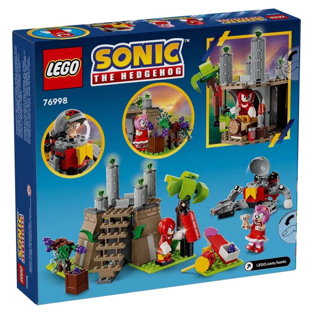【🆕8月新貨】LEGO Sonic the Hedgehog 76998：Knuckles and the Master Emerald ...