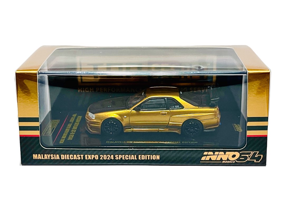 全新 未開封 INNO 64 Scale 1:64 1/64 比例 日產 Nissan Skyline GTR R34 TOP SECRET ...