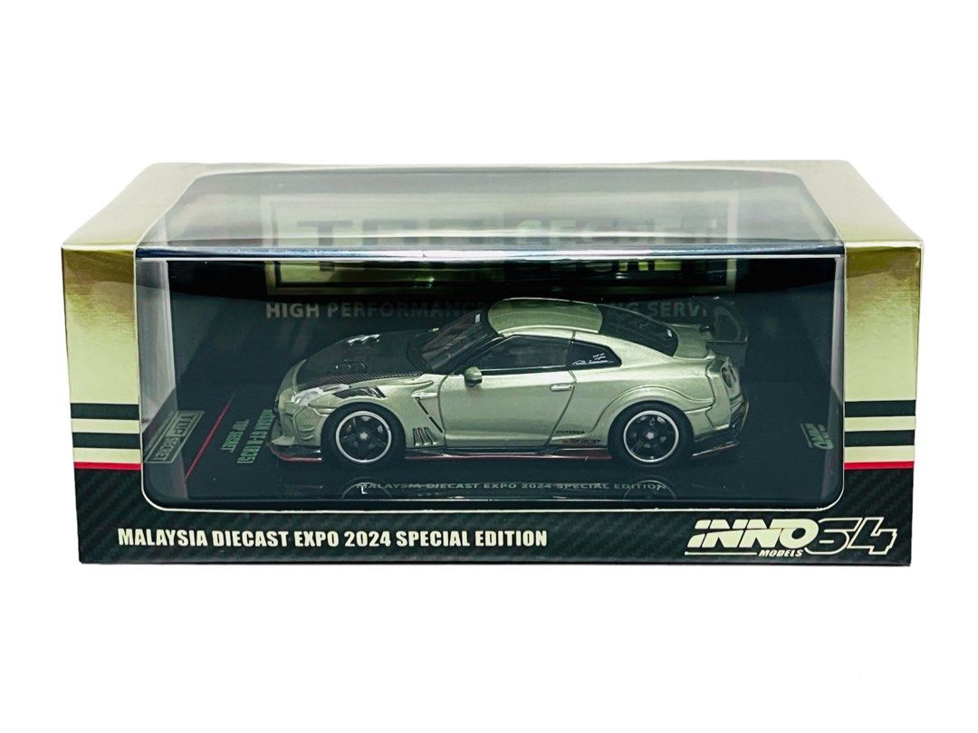 全新 未開封 INNO 64 Scale 1:64 1/64 比例 日產 Nissan Skyline GTR R35 TOP SECRET ...