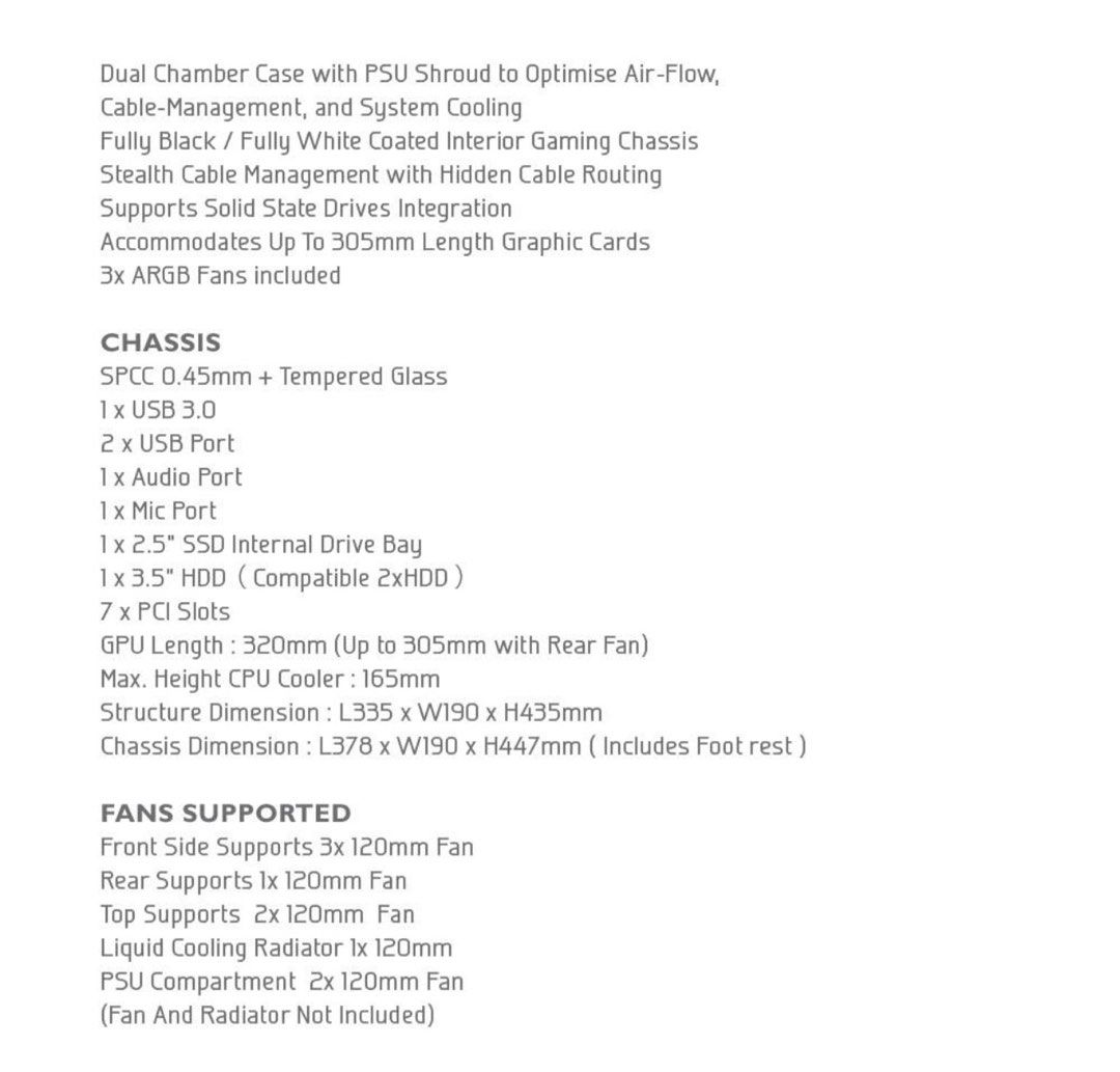 Armageddon Tritron 1 PC Case, Computers & Tech, Parts & Accessories ...