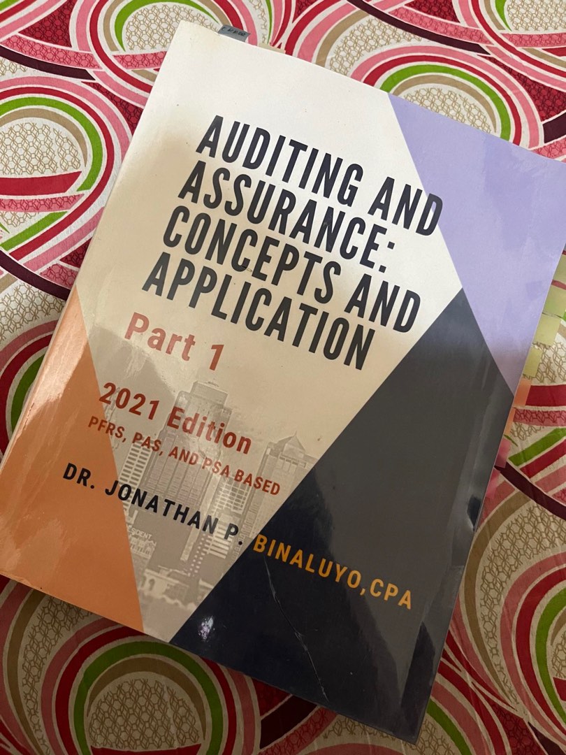 Auditing And Assurance Concepts And Application 1 And 2 By Binaluyo Hobbies And Toys Books