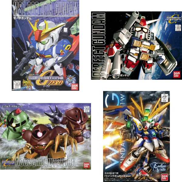 【新貨上架】BB戰士 飛翼高達 EW Ver./ 完美高達/ 魔蟹套裝/ ZETA高達 SD高達 BB Senshi WING GUNDAM EW VER./ PERFECT GUNDAM ...