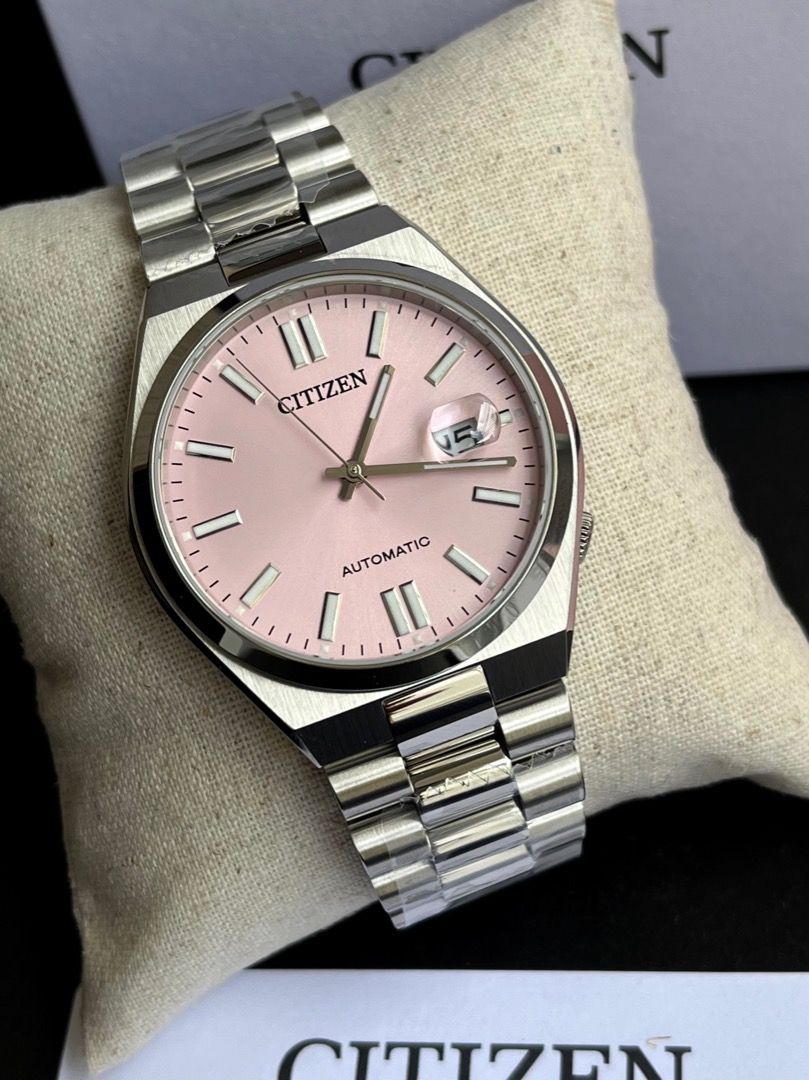 BNEW AUTHENTIC! Citizen x Pantone Watch NJ0158-89X Tsuyosa Dreamy Pink ...