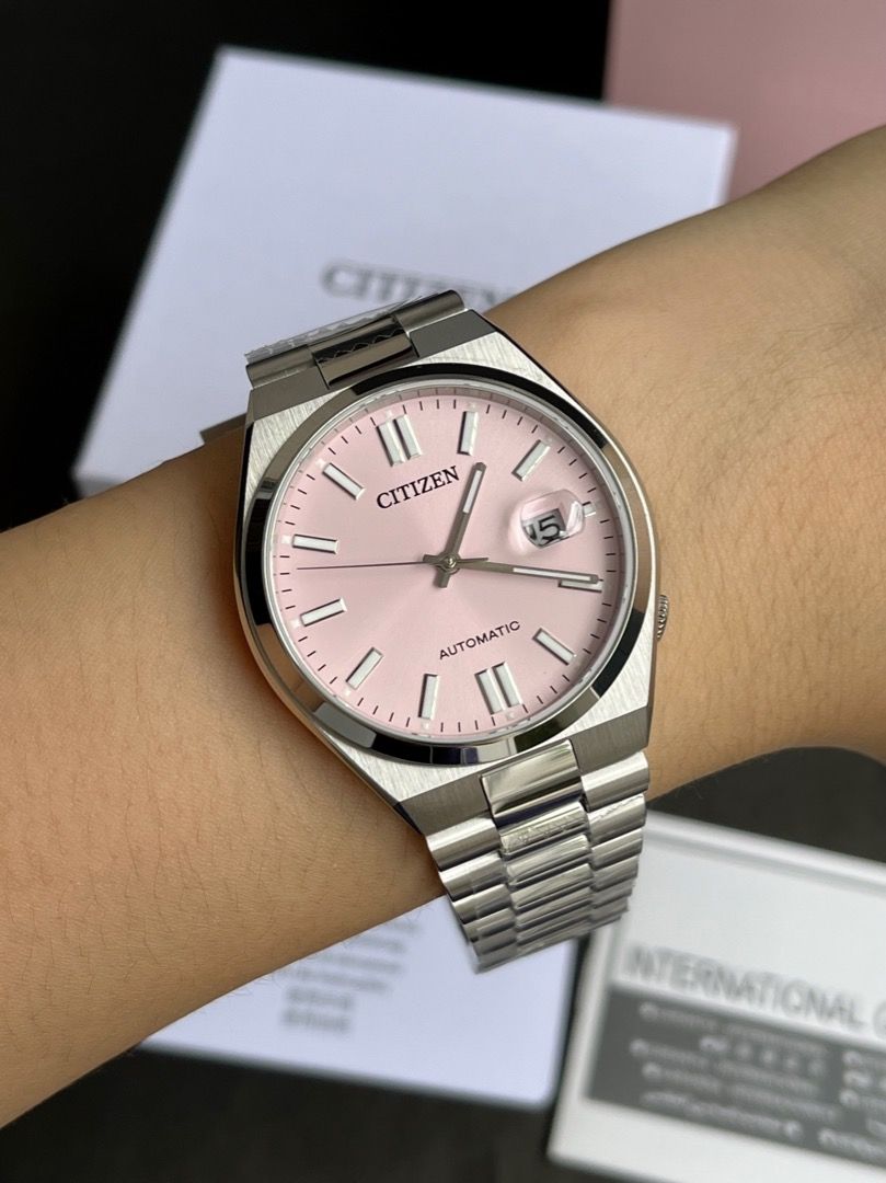 BNEW AUTHENTIC! Citizen x Pantone Watch NJ0158-89X Tsuyosa Dreamy Pink ...