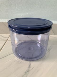 (Brand New) Tupperware Airtight Acrylic Round container, Furniture ...