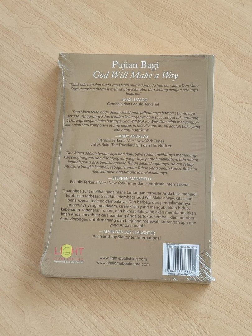 Buku Rohani Kristen - God Will Make a Way, Buku & Alat Tulis, Buku di ...