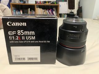 Canon EF 85mm F1.2L II, 攝影器材, 鏡頭及裝備 - Carousell