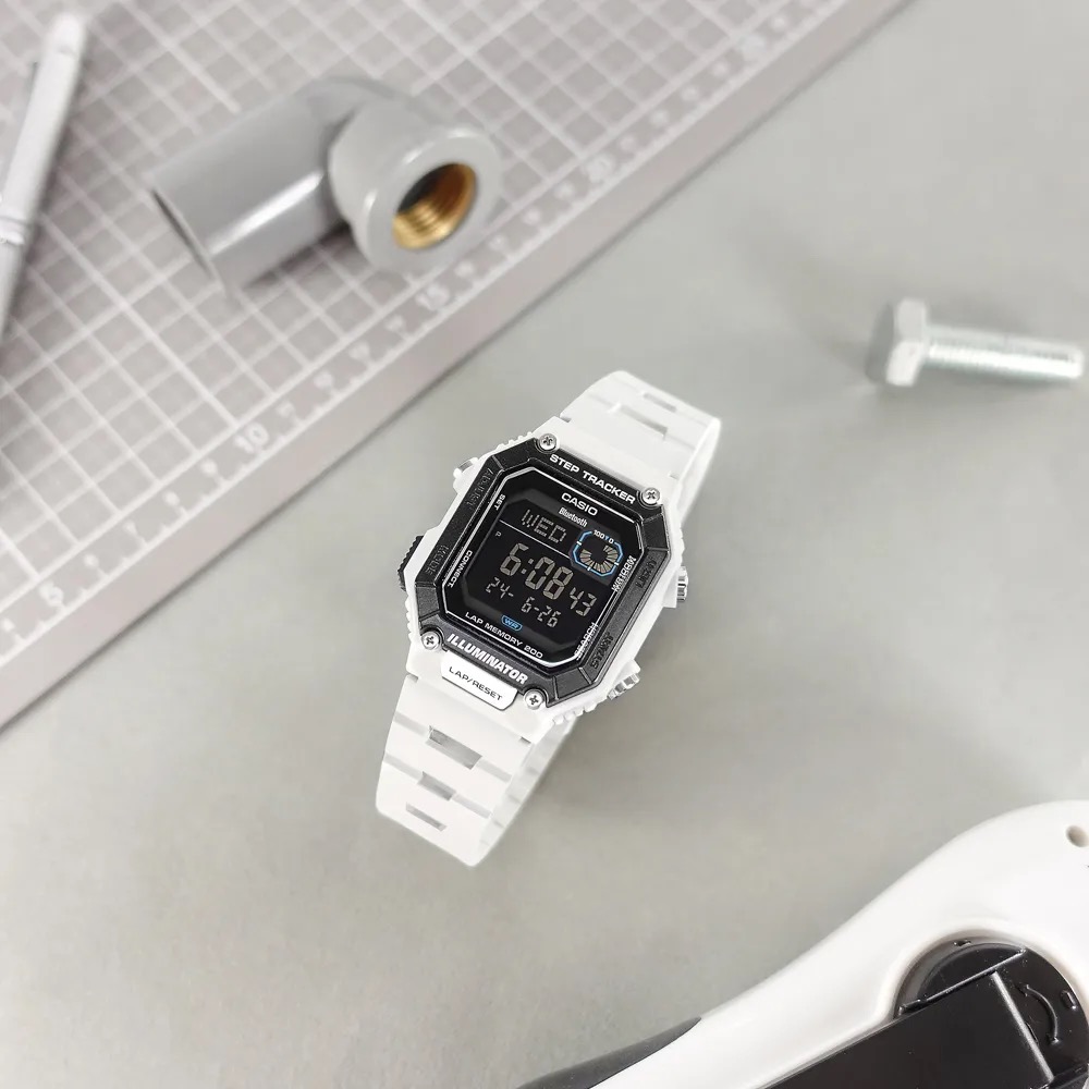 CASIO Digital watch WS-B1000 series 計步器 兩地時間 Mobile Link 10 bar 防水 WS ...