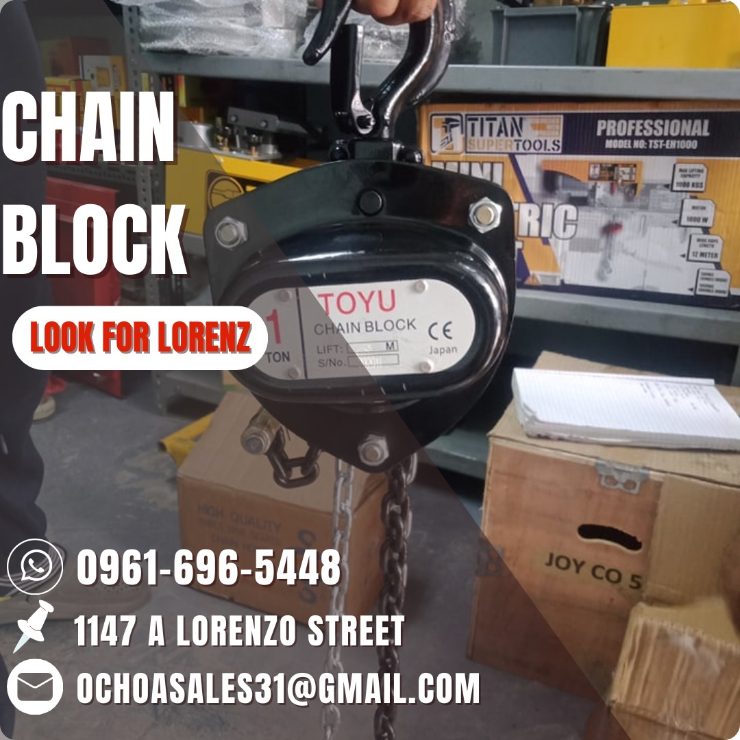 CHAIN BLOCK, Commercial & Industrial, Construction & Building Materials ...