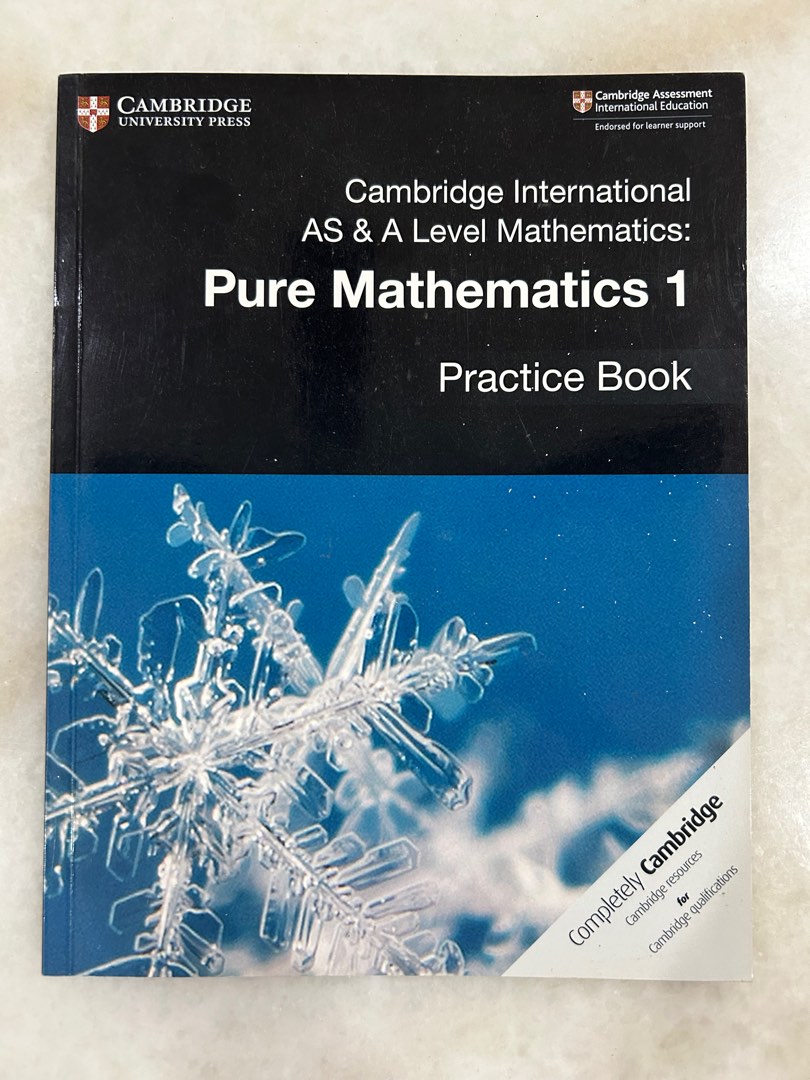 CIE A Levels Pure Mathematics 1 Practice Book, Hobbies & Toys, Books ...