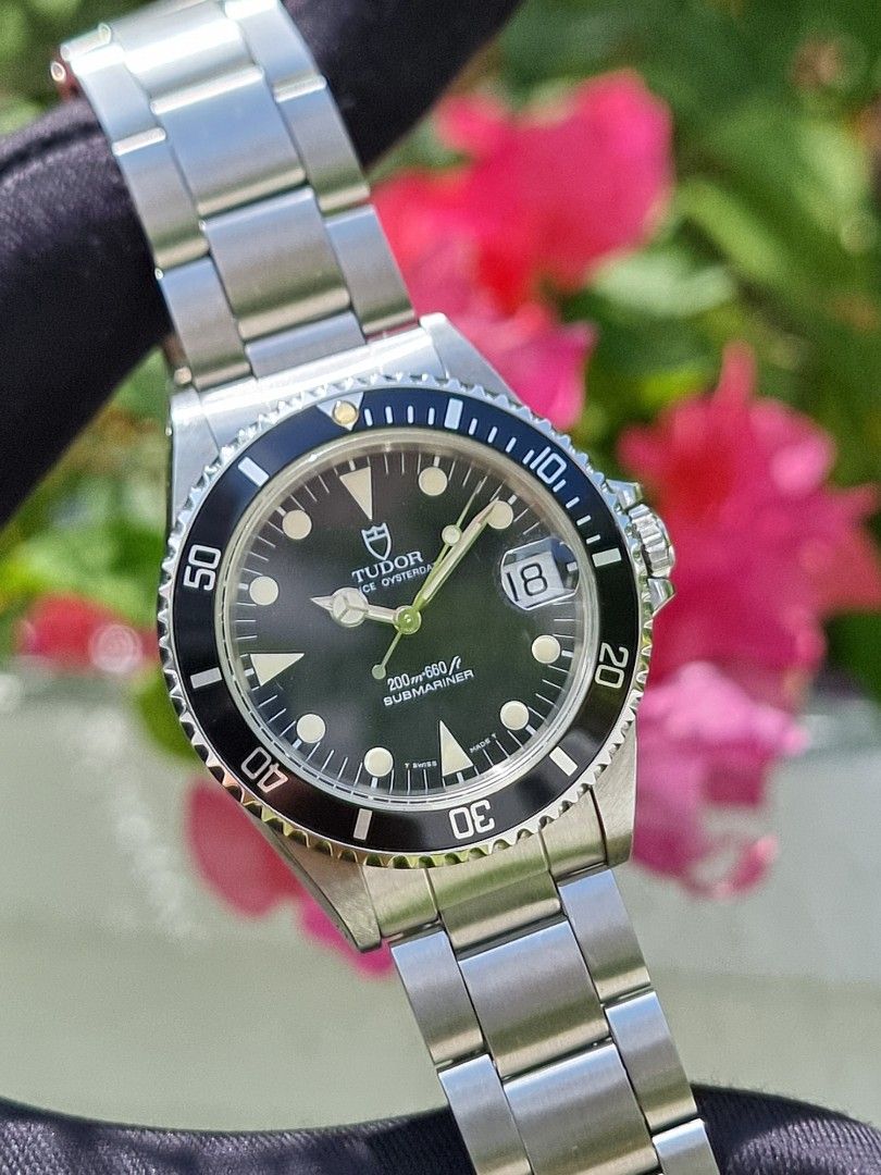 [COLLECTOR’S SET!] TUDOR TRITIUM BLACK SUB SUBMARINER 75090 36 36MM ...