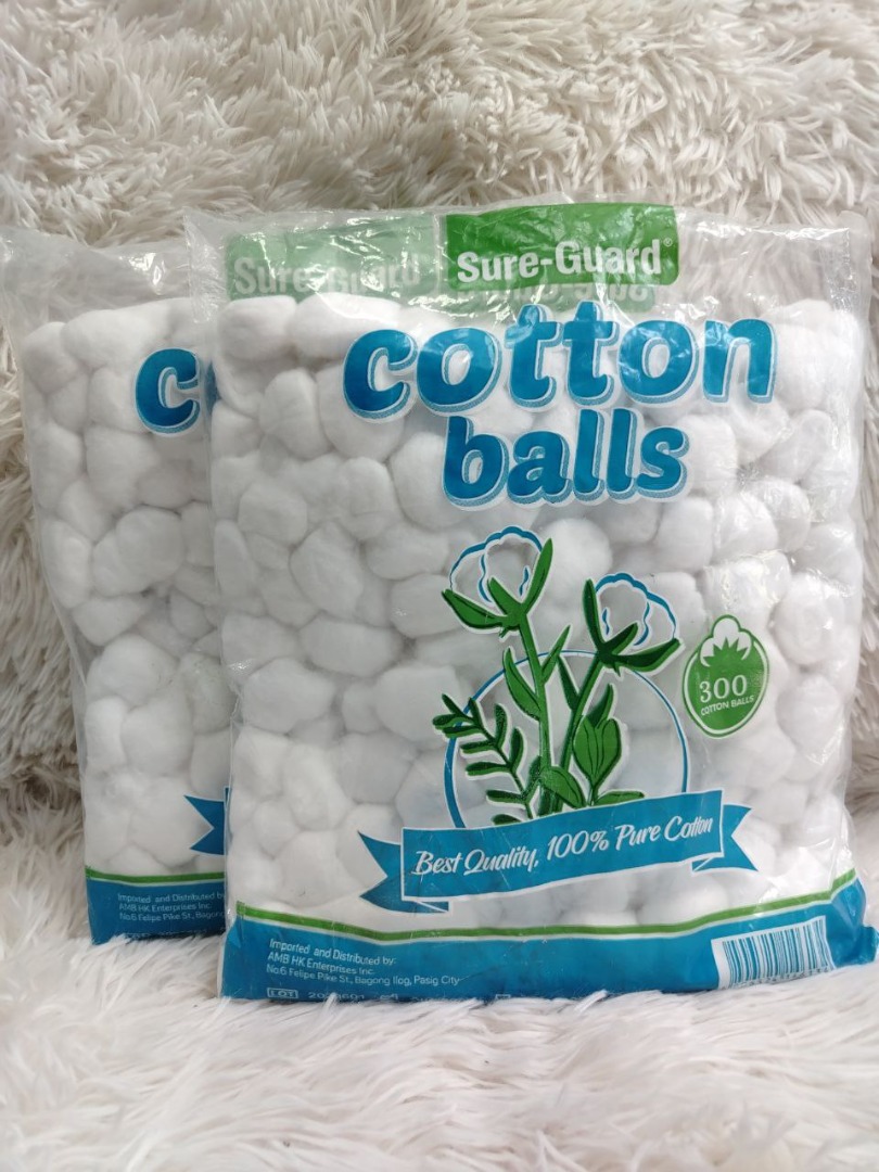 COTTON BALLS ROLLS 300'S, Health & Nutrition, Medical Supplies & Tools ...