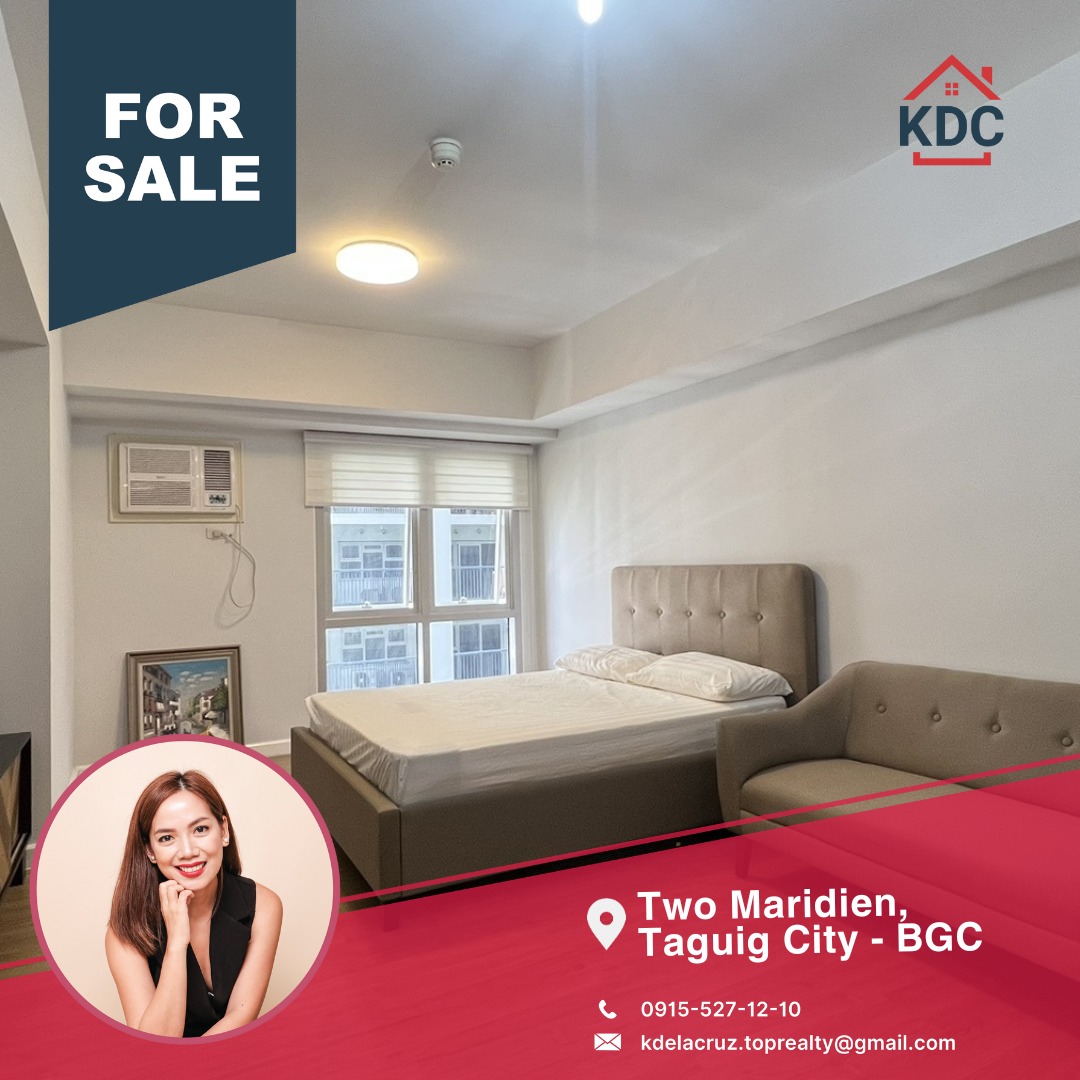 Fully-furnished Studio Unit for SALE in Two Maridien, Taguig City - BGC ...