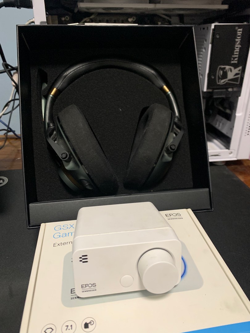 Gaming Headphones EPOS H6 Pro + GSX 300, Audio, Headphones & Headsets on Carousell